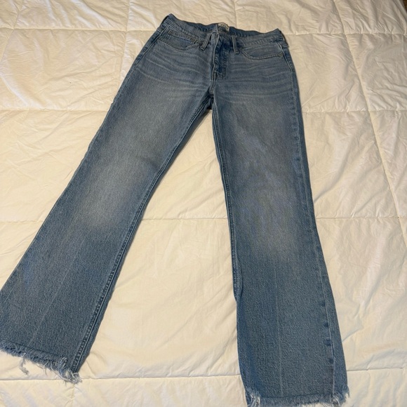 J. Crew | Jeans | Jcrew 9 Billie Demi Boot Crop Jeans Raw Hem Mid Rise ...